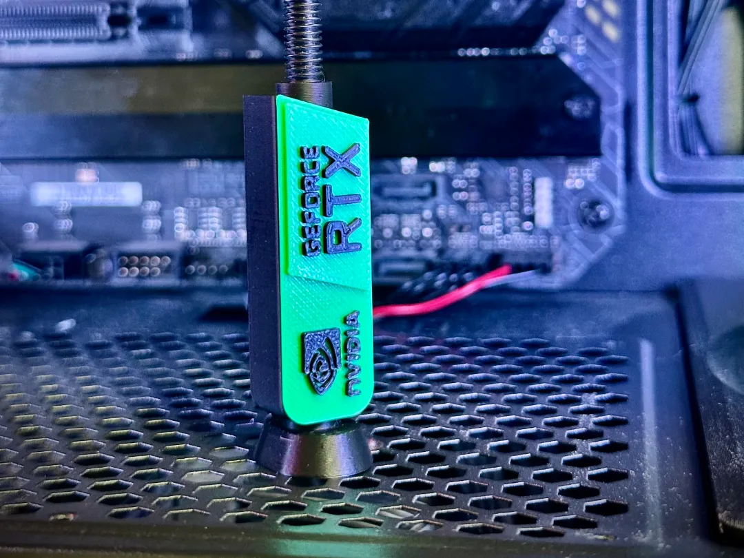 Adjustable GPU holder support Nvidia RTX - Free 3D Print Model - MakerWorld