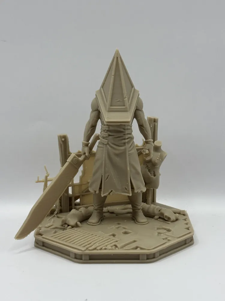 Silent Hill Pyramid Head Figure - Free 3D Print Model - MakerWorld