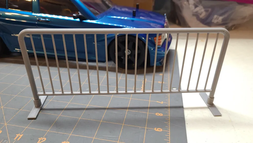 RC Drift Crowd Control Railing by Quick5pnt0 - MakerWorld