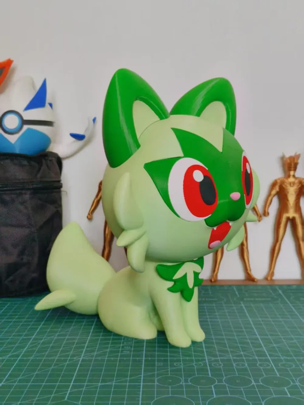 Pokémon—Sprigatito Assembly Model (AMS-free) by 猫巾 MakerWorld: Download ...