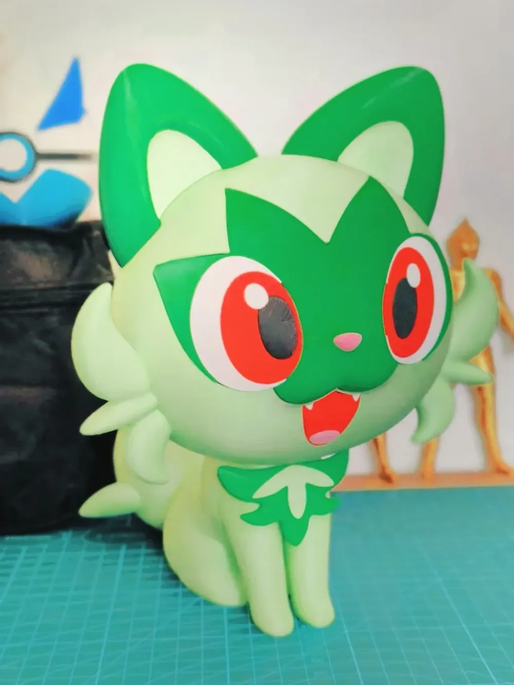 Pokémon—Sprigatito Assembly Model (AMS-free) by 猫巾 MakerWorld: Download ...