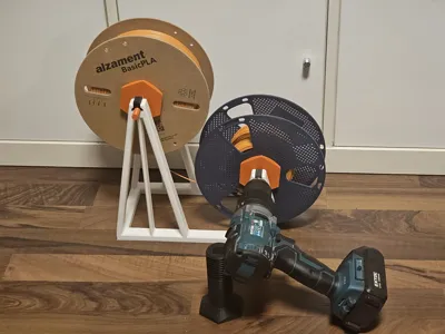 Easy Fast Spool Respooler 100% printed - Free 3D Print Model - MakerWorld