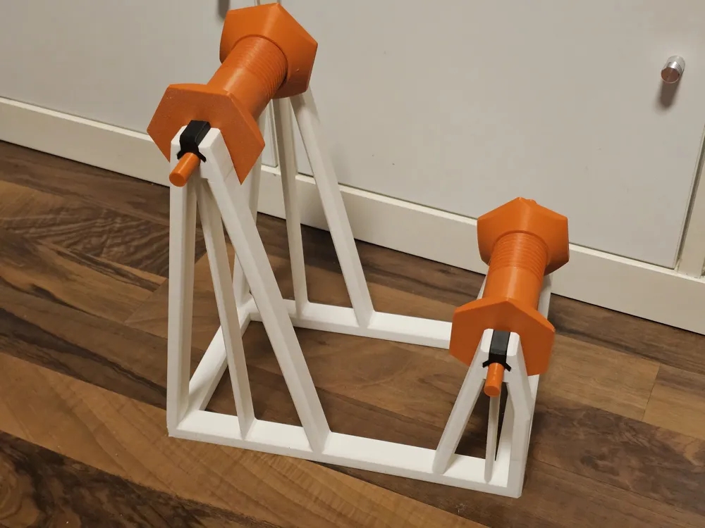 Easy Fast Spool Respooler 100% printed - Free 3D Print Model - MakerWorld