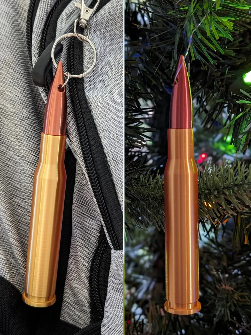 .50 Cal. bullet + Opt. Keychain by OtakuMx - MakerWorld