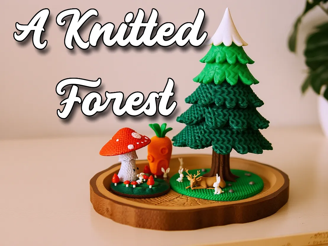 A Knitted Forest by theStonefox MakerWorld: Download Free 3D Models