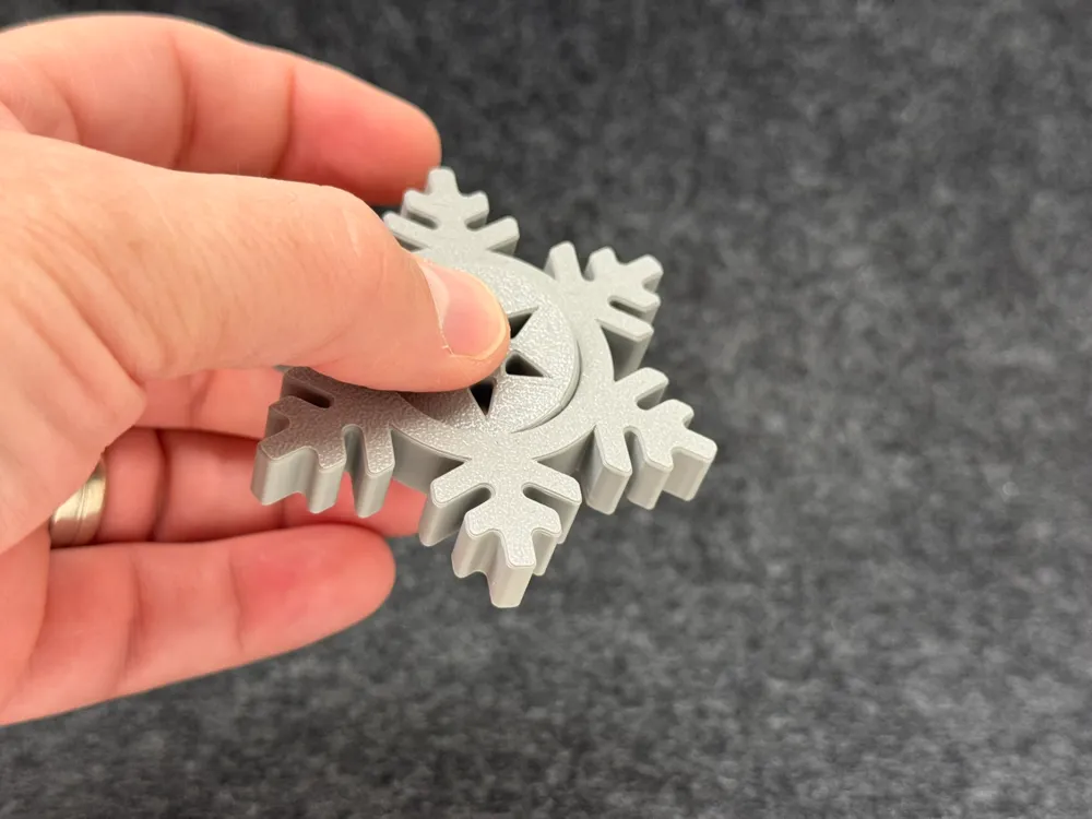 Snowflake Fidget Spinners (multiple designs) by L10design - MakerWorld