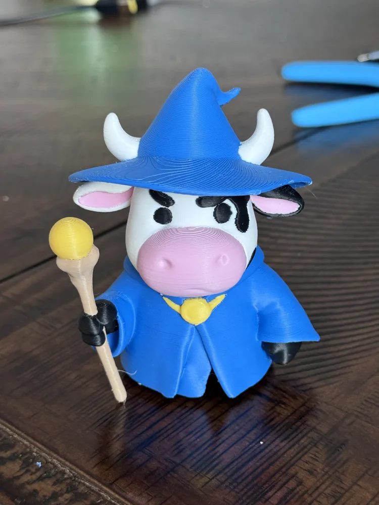 Wizard Cow by Little Brick Builds MakerWorld: Download Free 3D Models