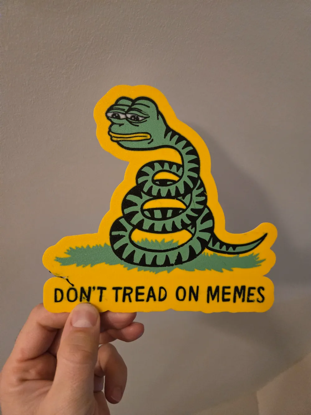 Don't Tread on Memes - 4 Colors - Free 3D Print Model - MakerWorld