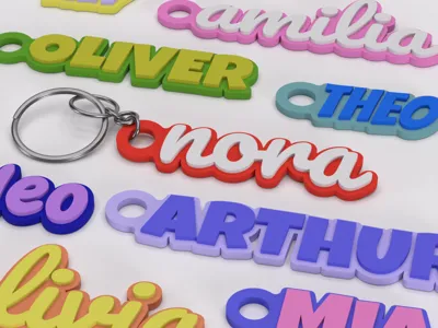 3d print name tag generator - MakerWorld