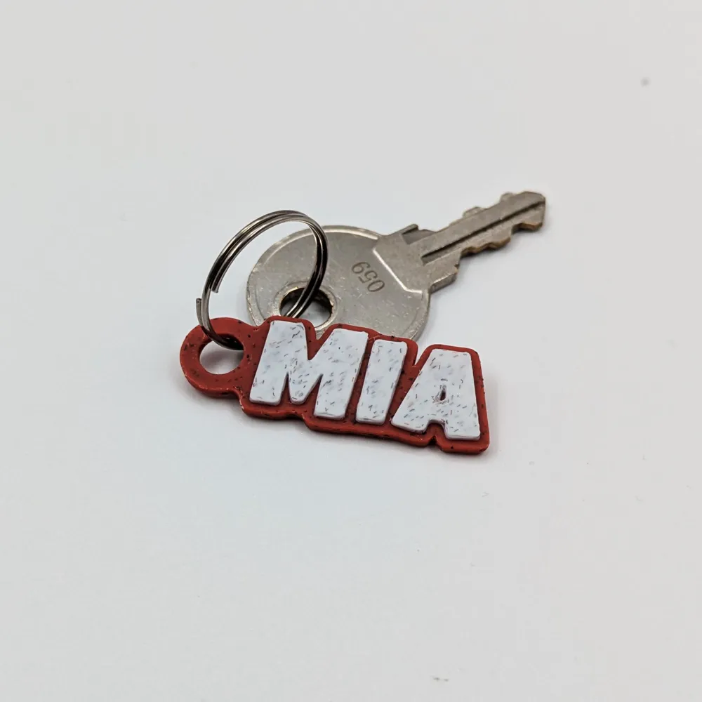 Keychain Name Tags - Free 3D Print Model - MakerWorld