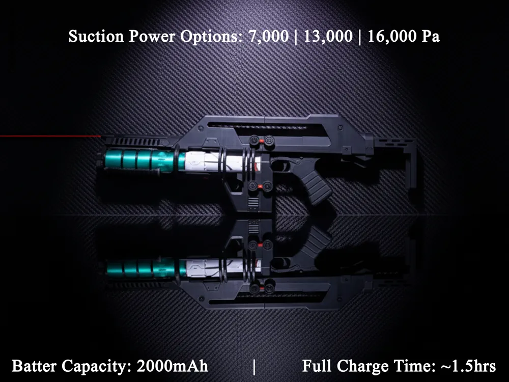 DUST BUSTER - Tactical Handheld Vacuum Cleaner Gun - Free 3D Print ...