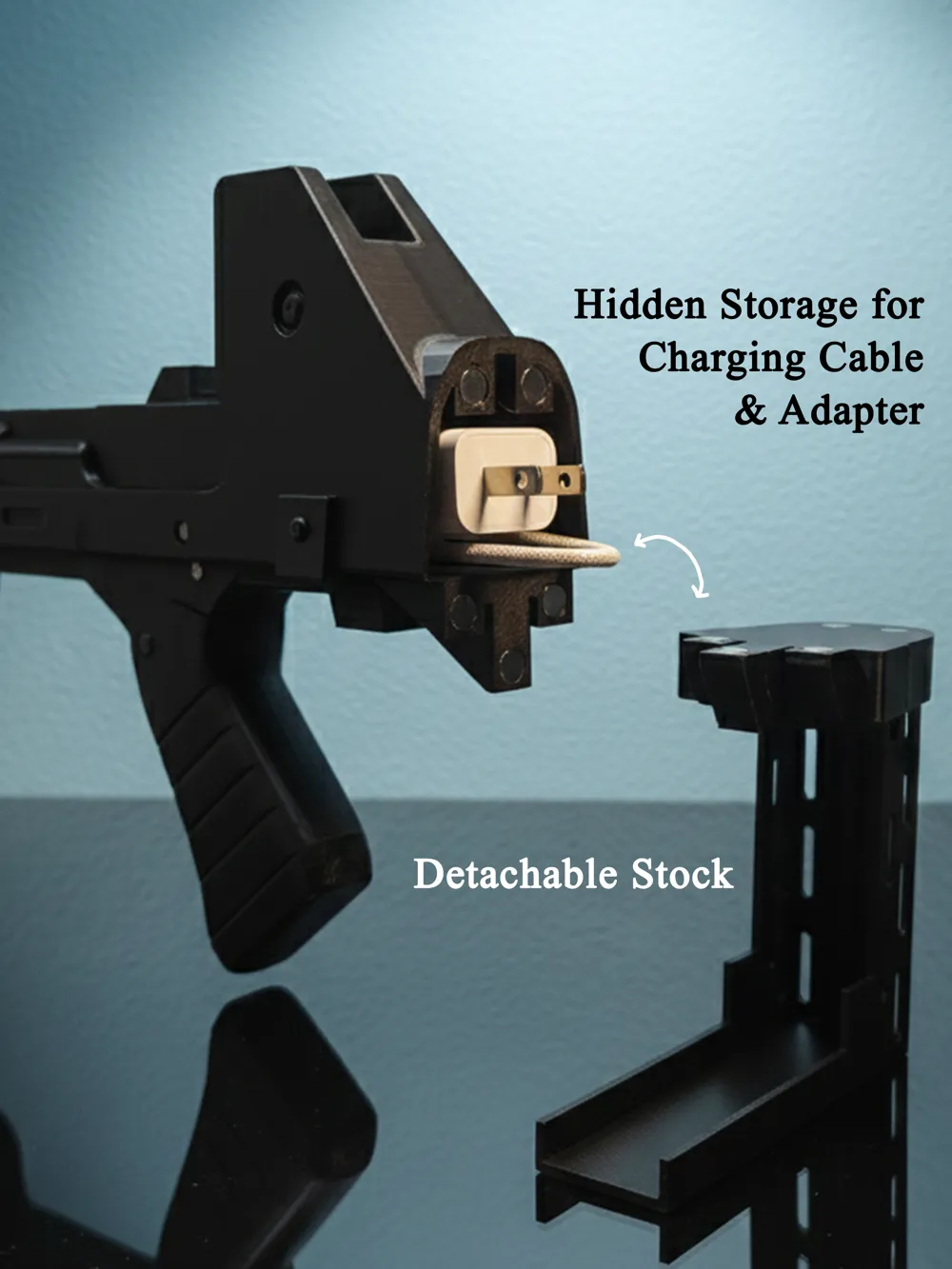 DUST BUSTER - Tactical Handheld Vacuum Cleaner Gun - Free 3D Print ...