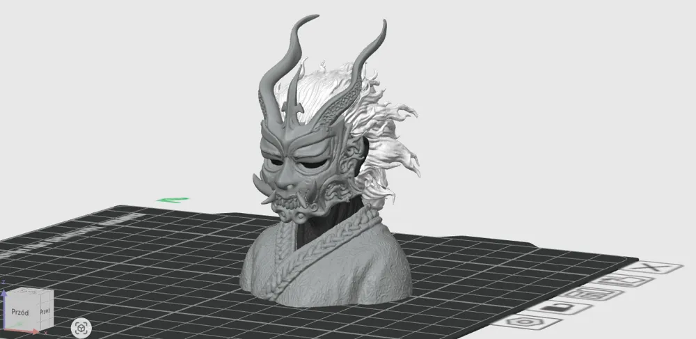 Shadow slave - Sunny demon mask - figure - Free 3D Print Model - MakerWorld