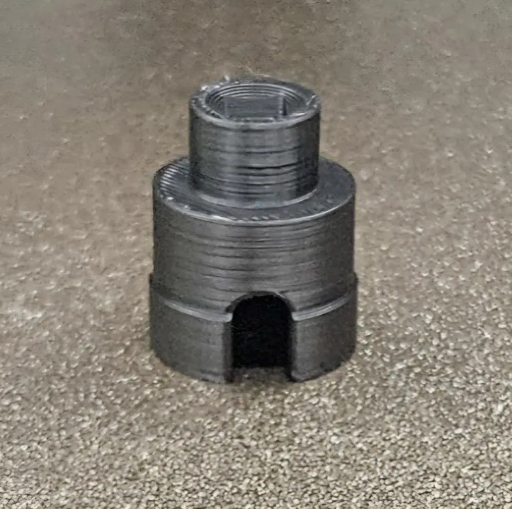 Z-axis lead screw cleaning tool (1/4" socket) - Free 3D Print Model ...