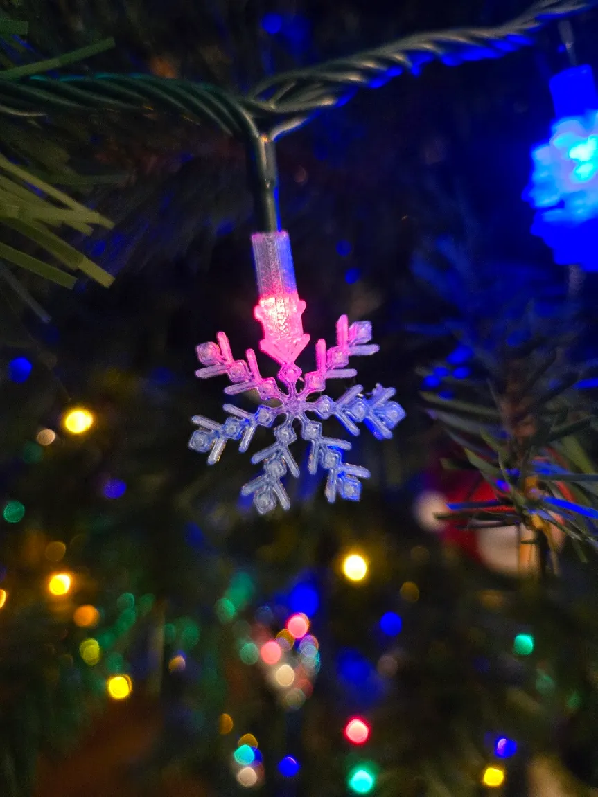 Snowflakes for LED Christmas Lights by Raven - MakerWorld