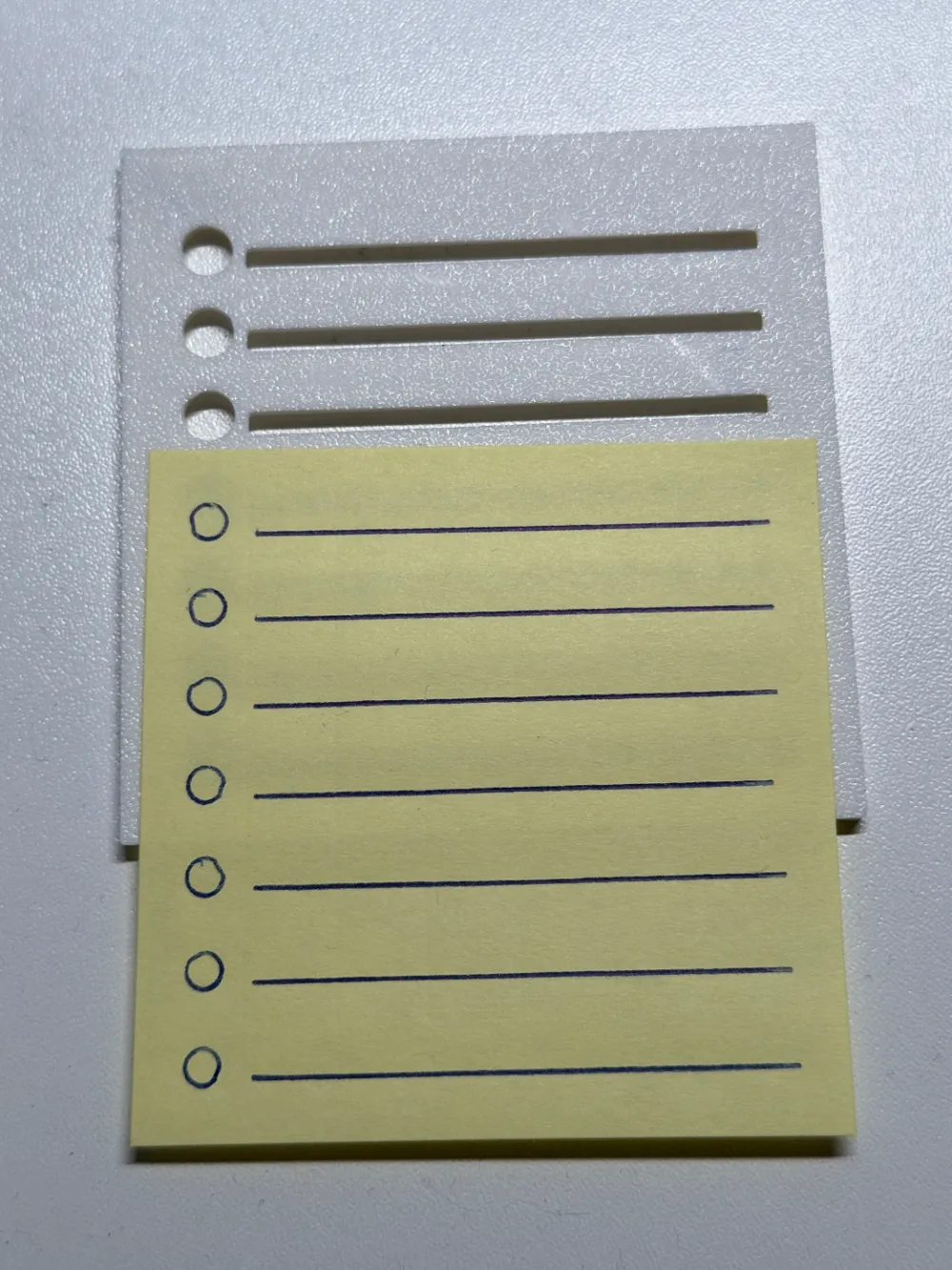 Sticky Notes / Post it To-do Liste Schablone by Dextro MakerWorld ...