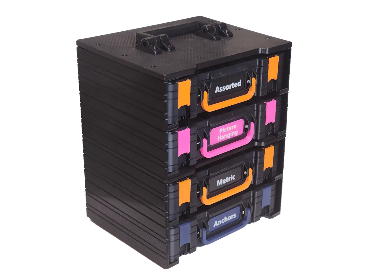 GridStack Modular Multi-Box Storage [Parametric] - Free 3D Print Model ...