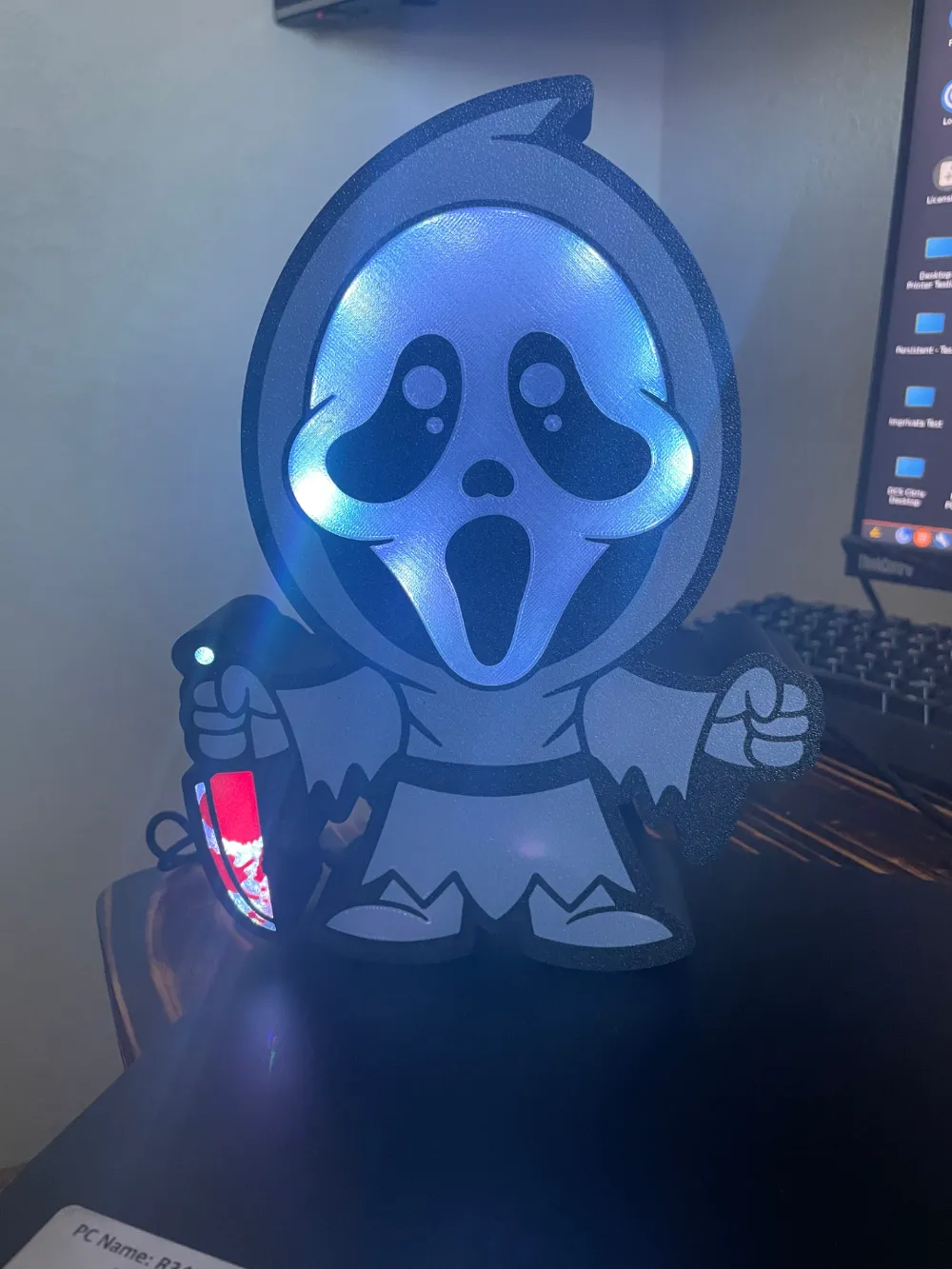 Mini Ghost Face LightBox by aford89 - MakerWorld