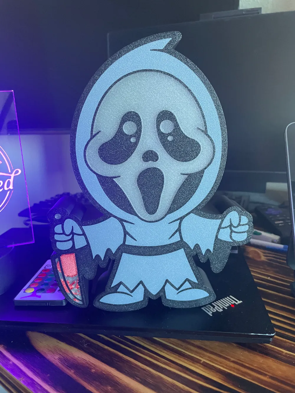 Mini Ghost Face LightBox by aford89 - MakerWorld