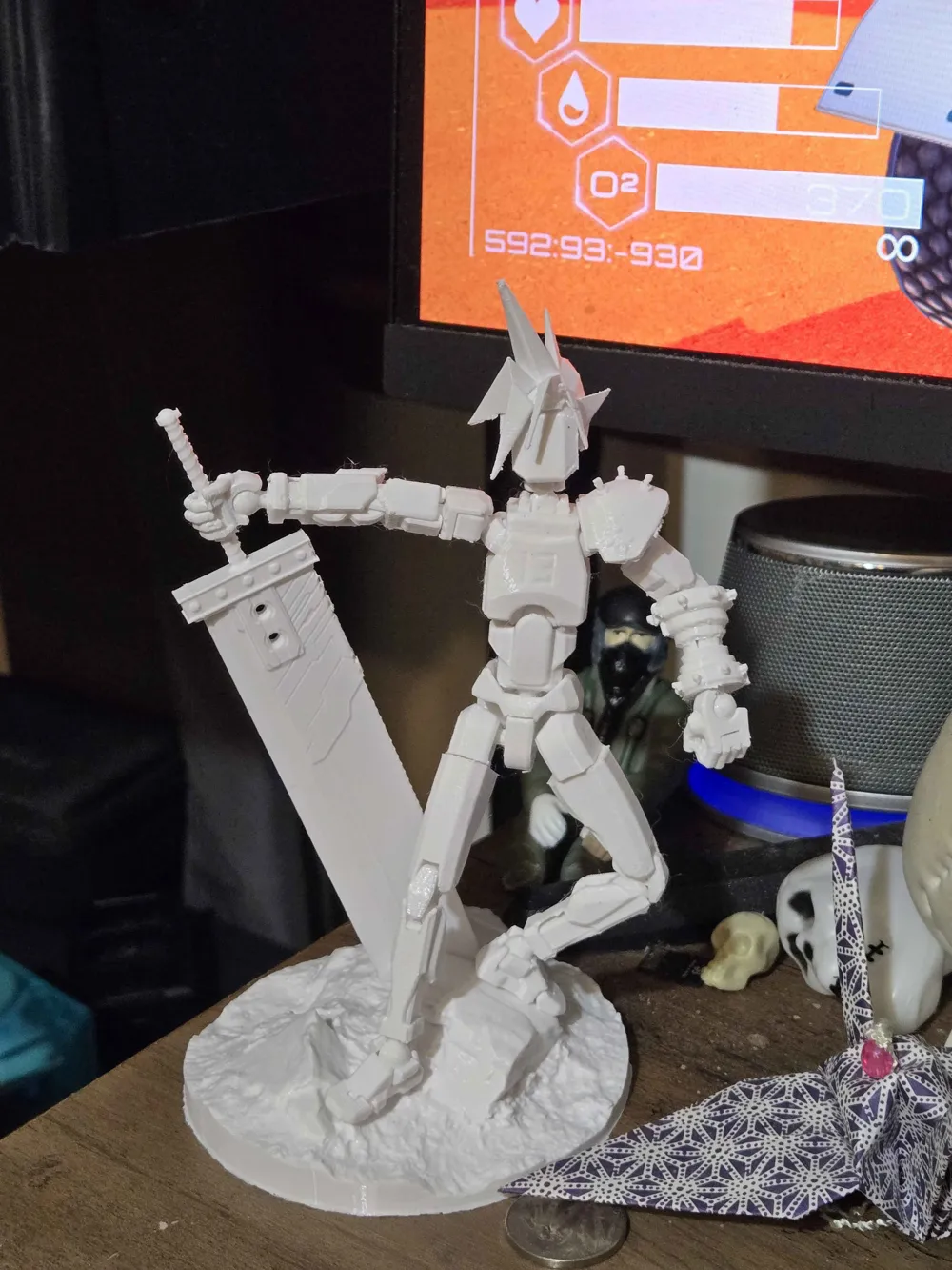 FF7 Cloud Strife Dummy 13 Hair - Free 3D Print Model - MakerWorld