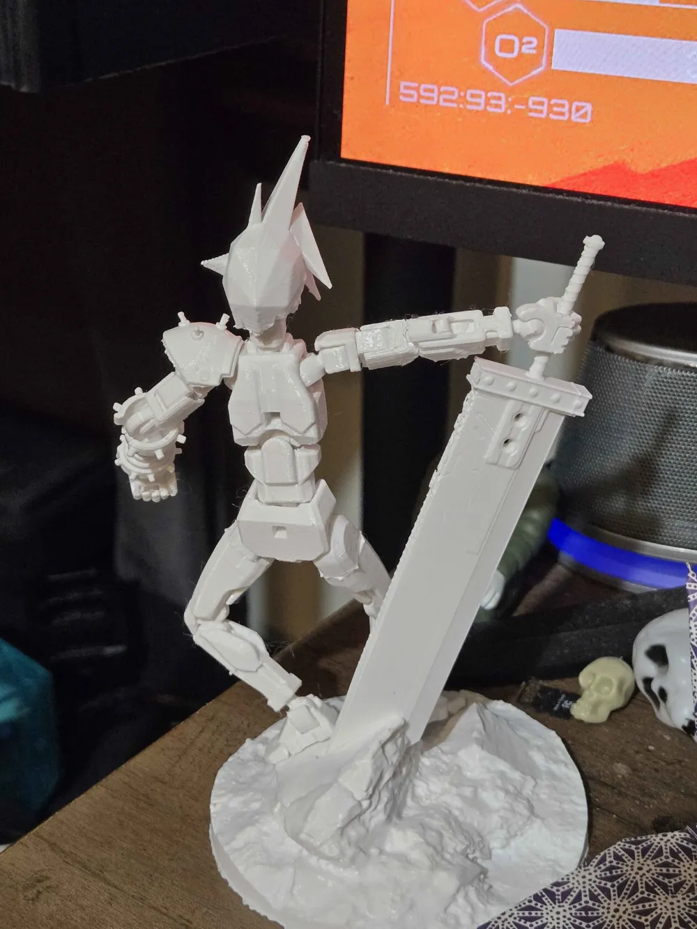 FF7 Cloud Strife Dummy 13 Haare – Kostenloses 3D-Druckmodell – MakerWorld