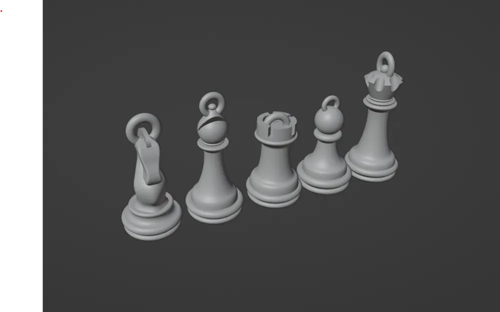 Schlüsselanhänger-Set im Schachdesign – Kostenloses 3D-Druckmodell ...