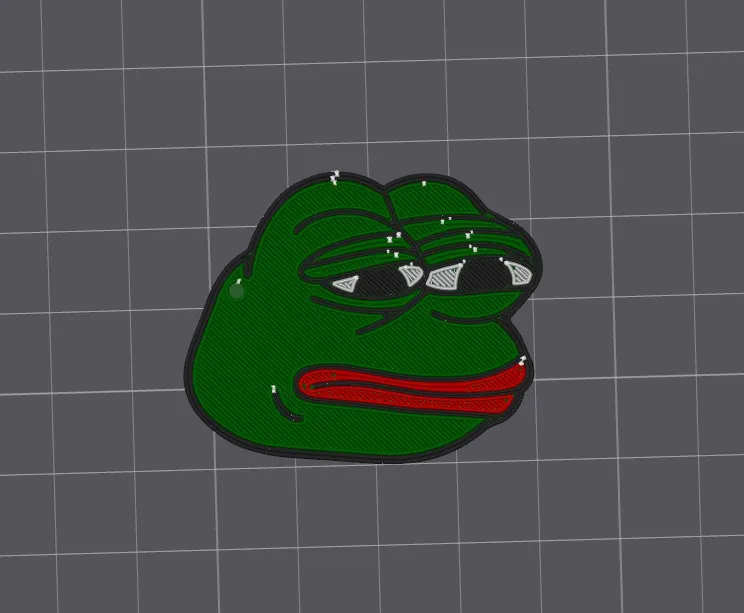 PEPE – A Melancholy Meme Frog Keychain by ImmaxMakerWorld: Download ...