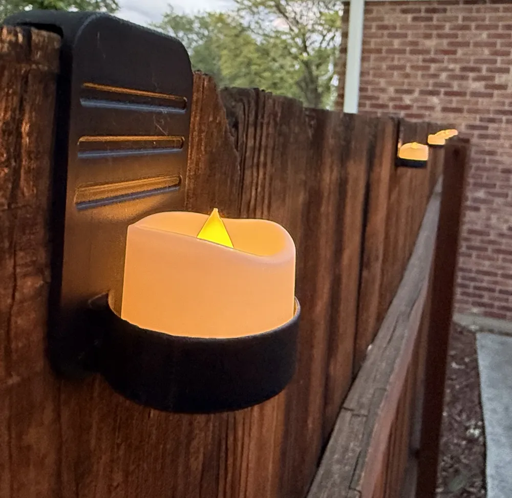 Fence Tea Light Holder - Free 3D Print Model - MakerWorld