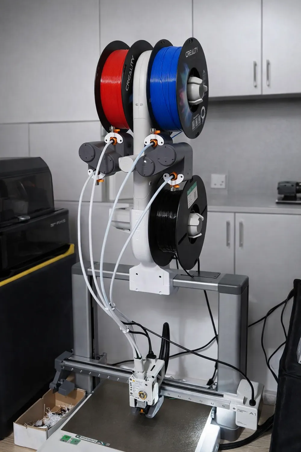 Modifica base AMS A1 sulla parte superiore della stampante - Modello di ...