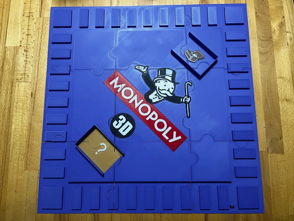 Monopoly Game Board Remixed by Tinky3D MakerWorld: Download Free 3D Models