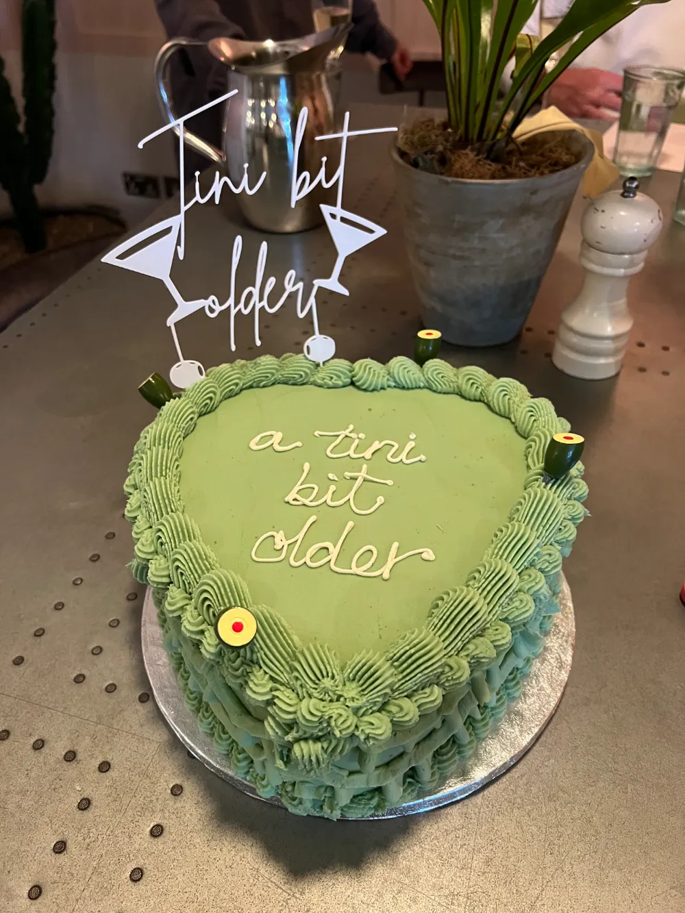 Martini Themed Cake Topper - Tini bit older by hogg101 MakerWorld ...