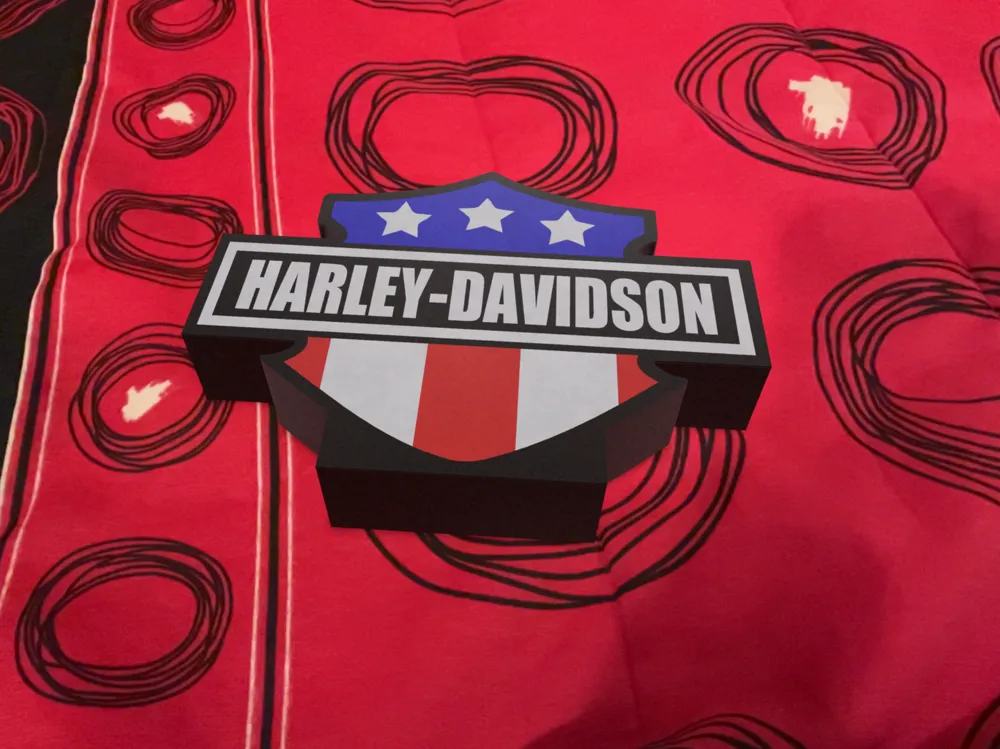 harley-davidson led light box by Vitormhs - MakerWorld