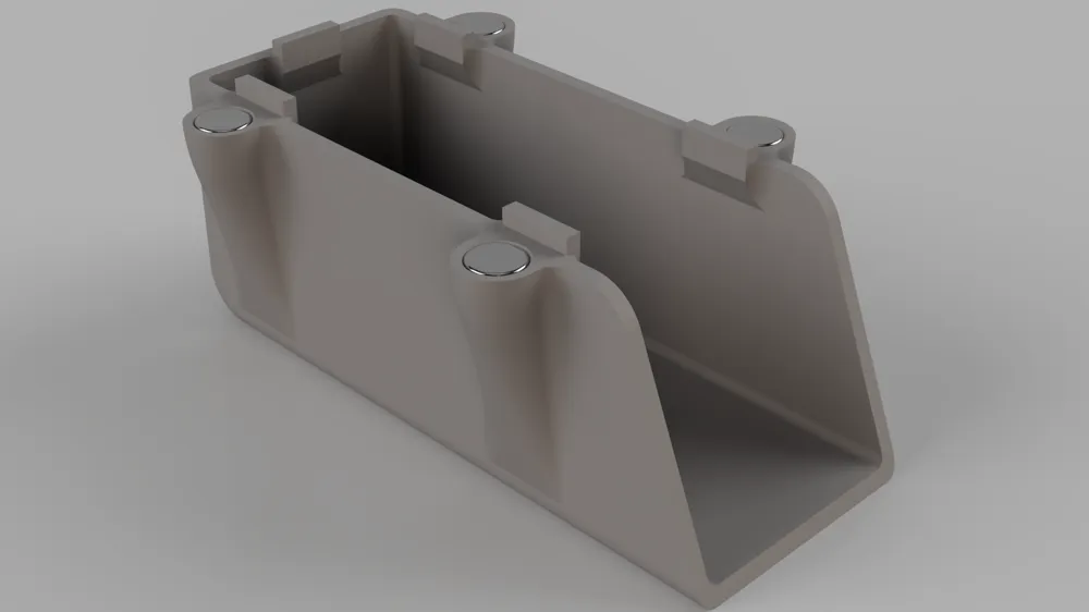 Magnetic Chute Cover X1 & P1 by Kubikossi - MakerWorld