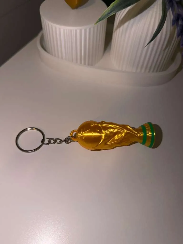 World Cup FIFA Trophy Keychain - Free 3D Print Model - MakerWorld