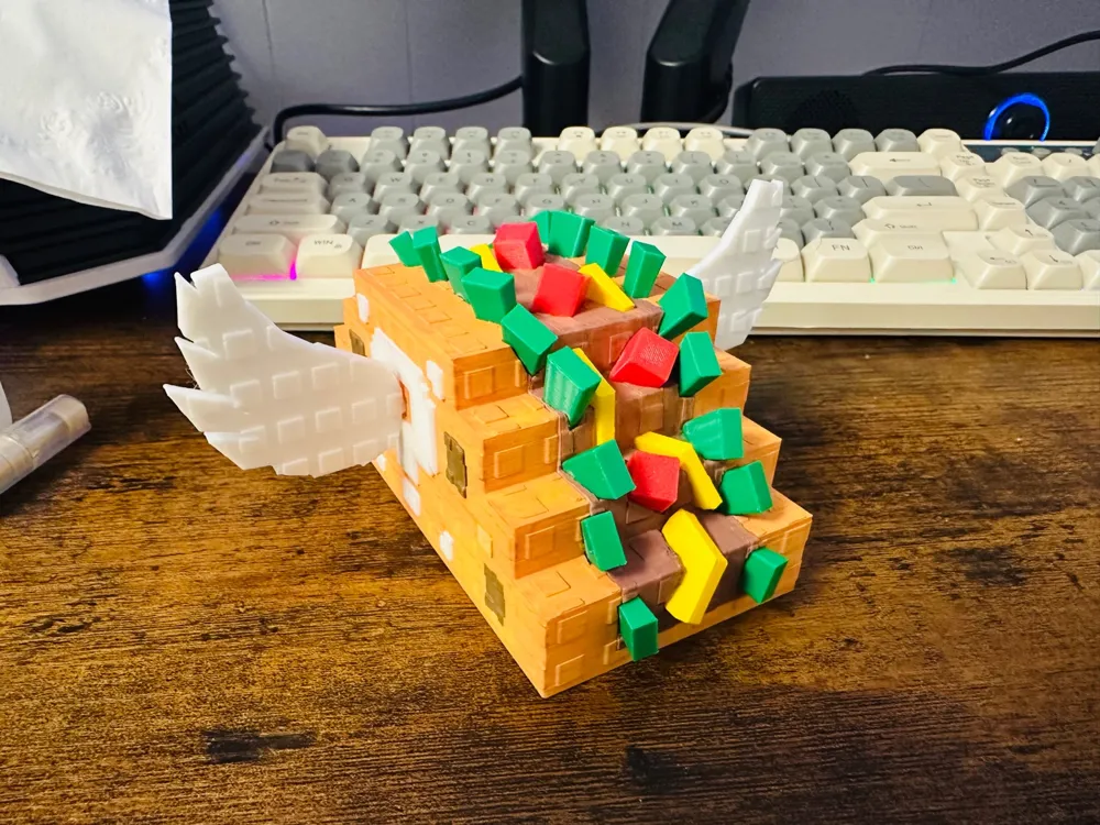 Brainrot Taco Lucky Block - Free 3D Print Model - MakerWorld