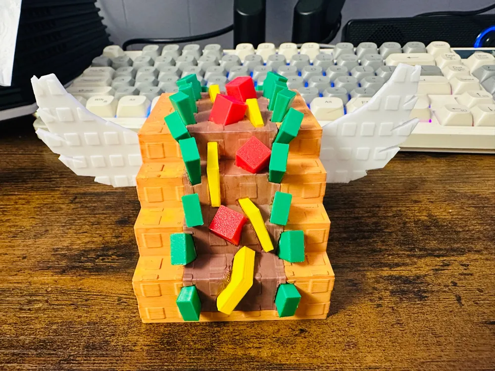 Brainrot Taco Lucky Block - Free 3D Print Model - MakerWorld