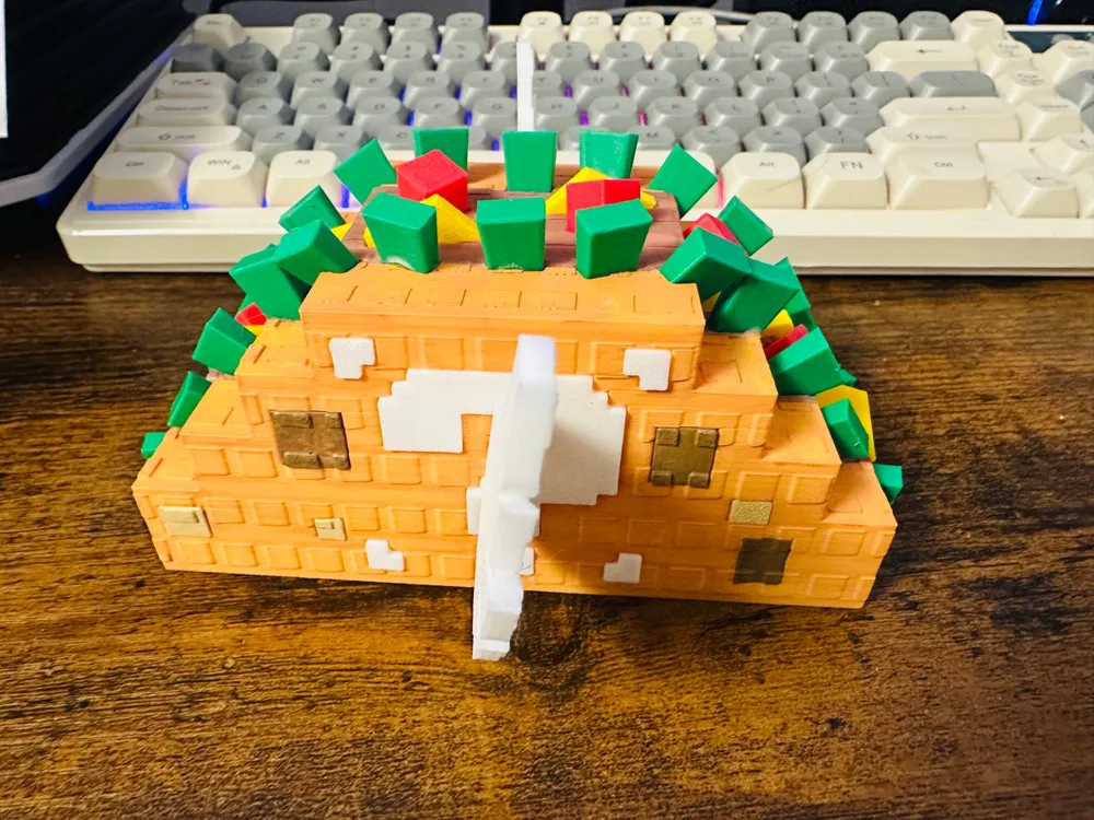 Brainrot Taco Lucky Block - Free 3D Print Model - MakerWorld
