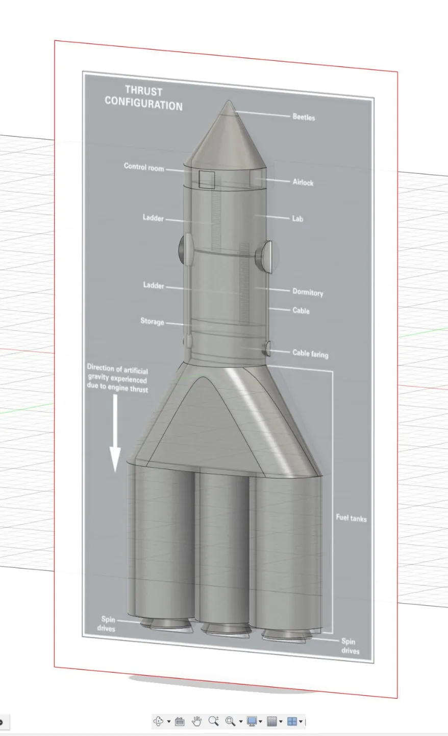 Project Hail Mary – Hail Mary Spaceship 3D Model by Kayla Creates ...