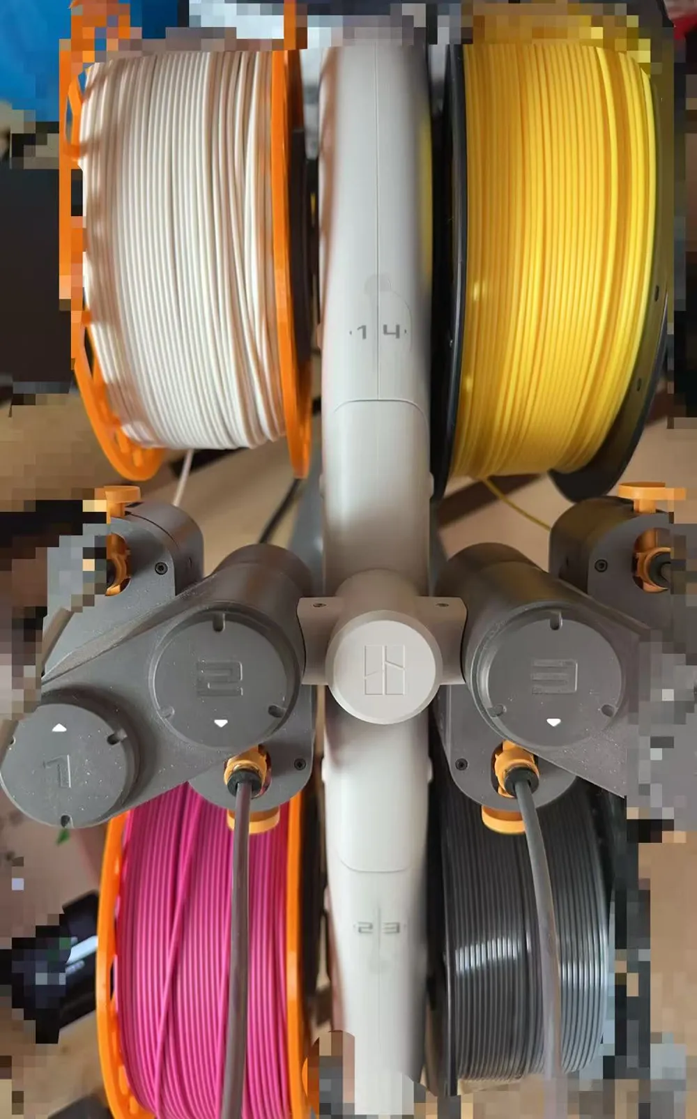 Spool-less filament spool AMS lite spool save filament by 3.7sun ...