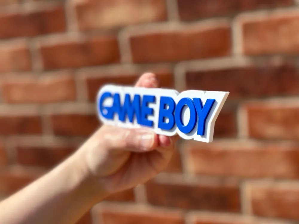 GameBoy Logo by FatDog MakerWorld: Download Free 3D Models