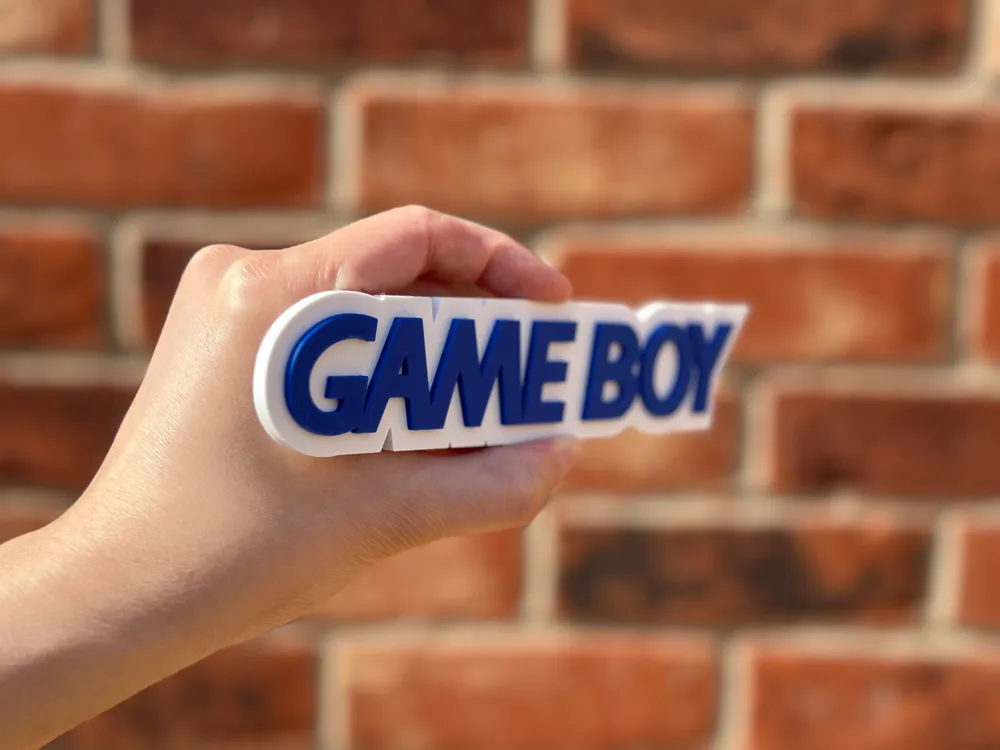 GameBoy Logo by FatDog MakerWorld: Download Free 3D Models