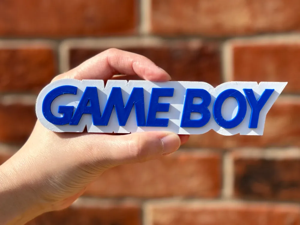 GameBoy Logo by FatDog MakerWorld: Download Free 3D Models