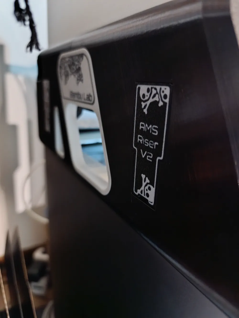 AMS Riser V2 skull side insert cap Remixed by G3D Lab - MakerWorld