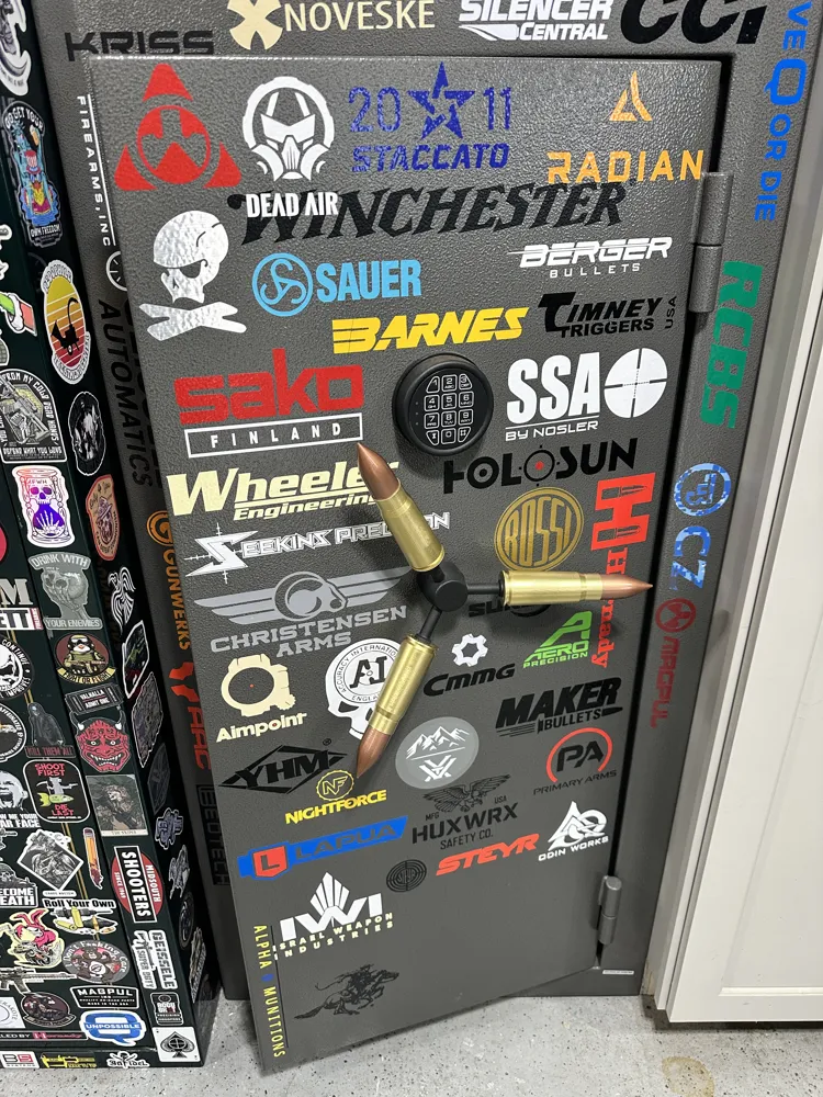 Winchester 26 Gun Safe Spoke Covers - Free 3D Print Model - MakerWorld