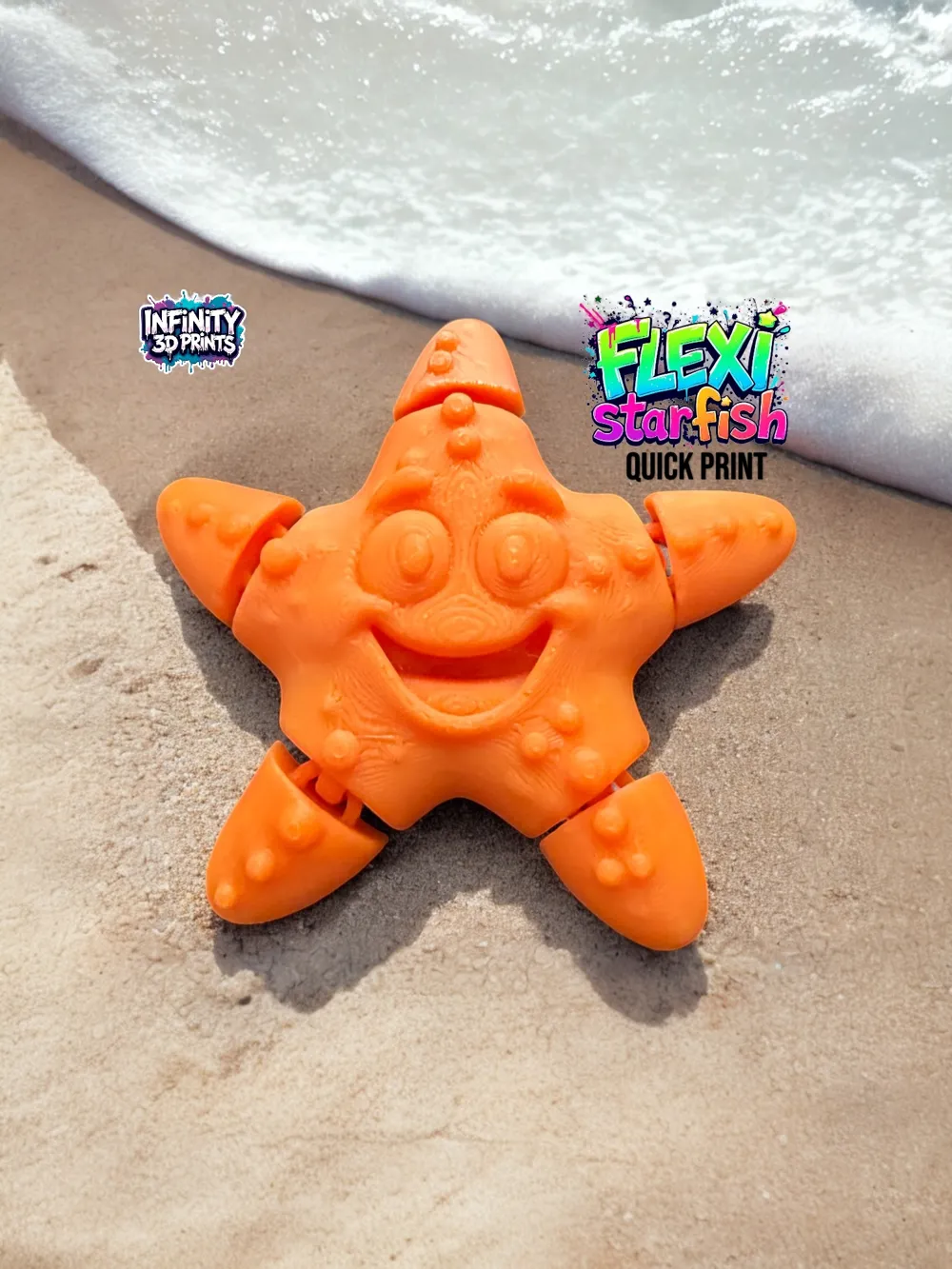 flexi mini starfish by INFINITY 3D PRINTS MakerWorld: Download Free 3D ...