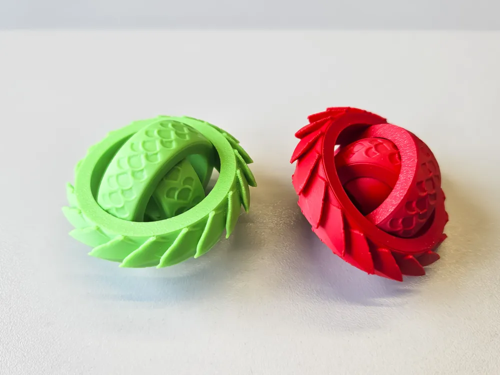 Dragon Gyro Fidget Spinner (Print-in-Place) by New_Kids_Turbo ...