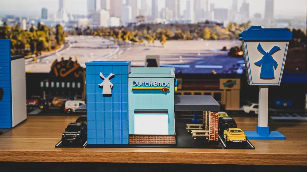 Dutch Bros Coffee Model Set - 1:64 Scale Diorama - Free 3D Print Model ...
