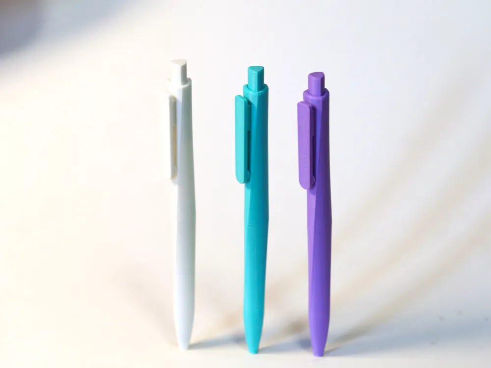 Slim Twisted ClickPen, Retractable Pen 三面旋转圆珠笔 - Free 3D Print Model ...
