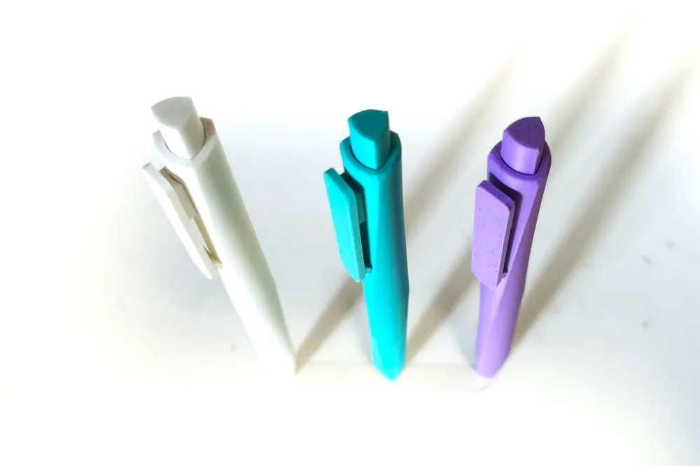Slim Twisted ClickPen, Retractable Pen 三面旋转圆珠笔 by 喵武士 MakerWorld ...
