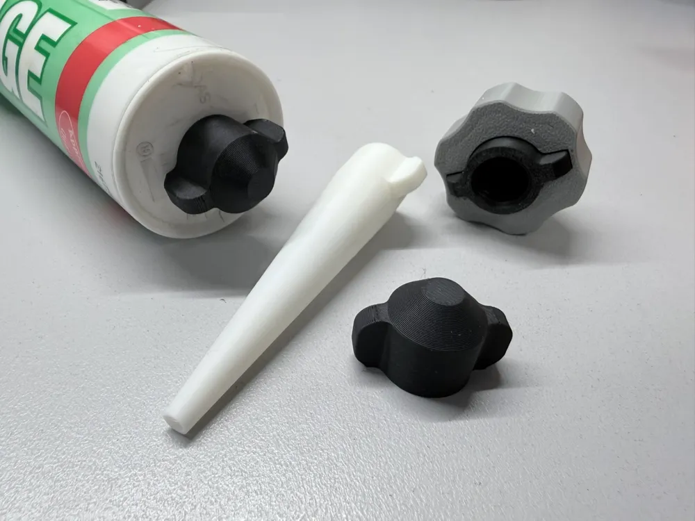 Silicone cartridge cap and Nozzle - Free 3D Print Model - MakerWorld